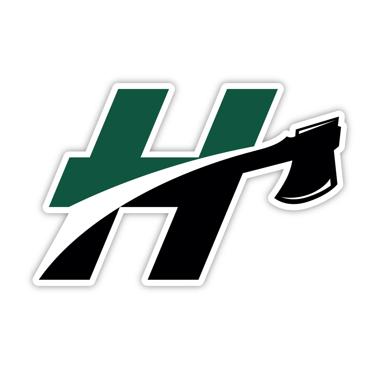 HU Athletic H Decal – Huntington University Campus Store